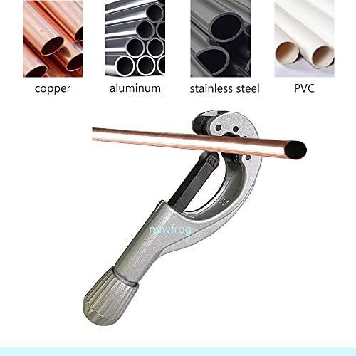 nuwfrog Tubing and Pipe Cutter 1/4 to 2-5/8 Inch with Extra Blade for Pipe Copper Thin Stainless Steel Tube
