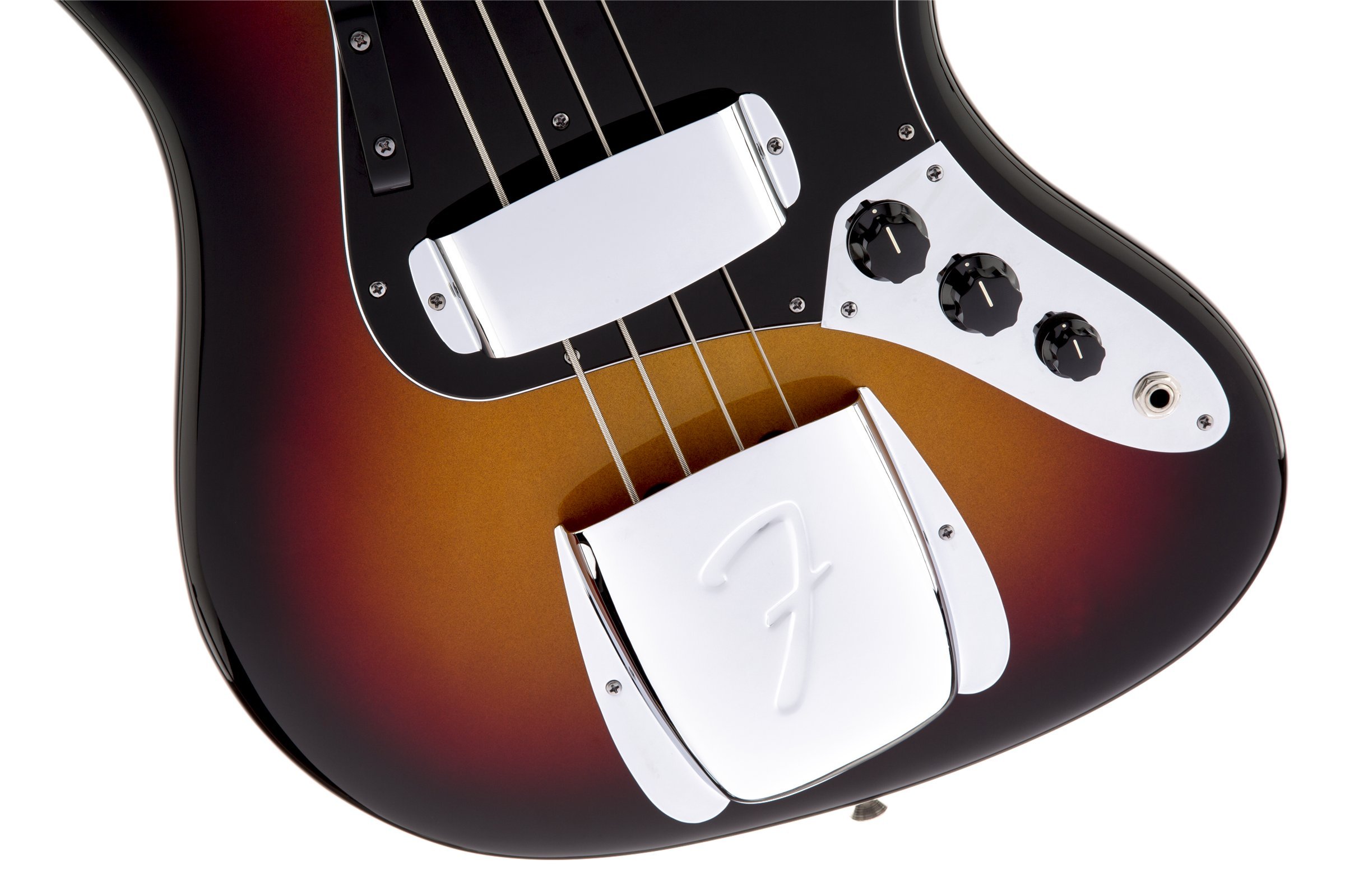 Fender Pure Vintage Jazz Bass Ashtray Cover Set & P/Jbass Orig Thumbrest, Black