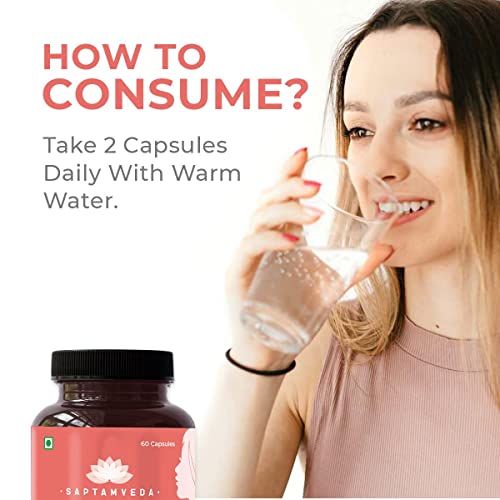 Plant Based PCOS/PCOD Supplement 60 Veg Capsules (500Mg) Pack 1 | Ayurvedic Medicine for Delayed Periods | Supplements for Women Promoting Better Cycle & Hormonal Balance