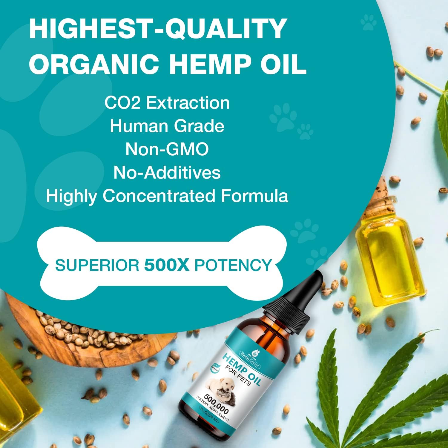 MaxHemp Dog Hip & Joint Care for Pet Oil-BOYIGENGXIN-30