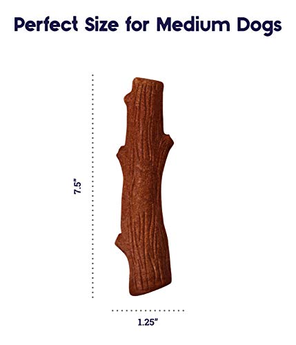 Petstages Dogwood Wood Alternative Dog Chew Toy, Mesquite, Medium