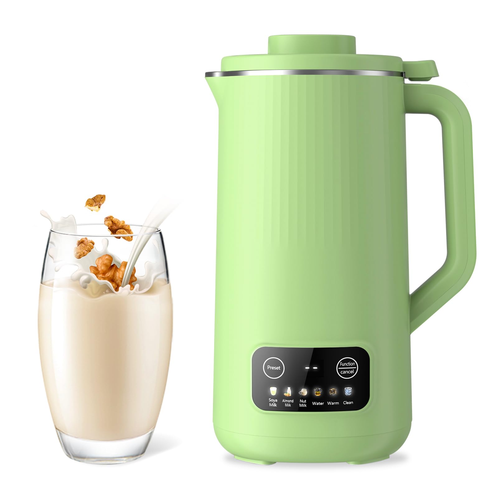 Nut Milk Maker Machine 27ozļ¼800mlļ¼, Plant-Based Milk and Dairy Free Beverages, Automatic Nut Milk Maker for Homemade Almond, Soy, Oat, Cashew Milk with Nut Milk Filter Bag