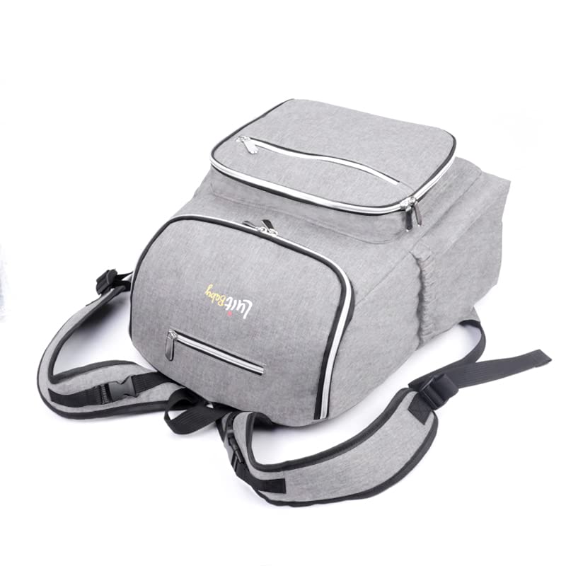 LuitBaby Large Diaper Bag Backpack, Baby Diaper Backpack, Multi-Functional Large Diaper Bag for Boys and Girls