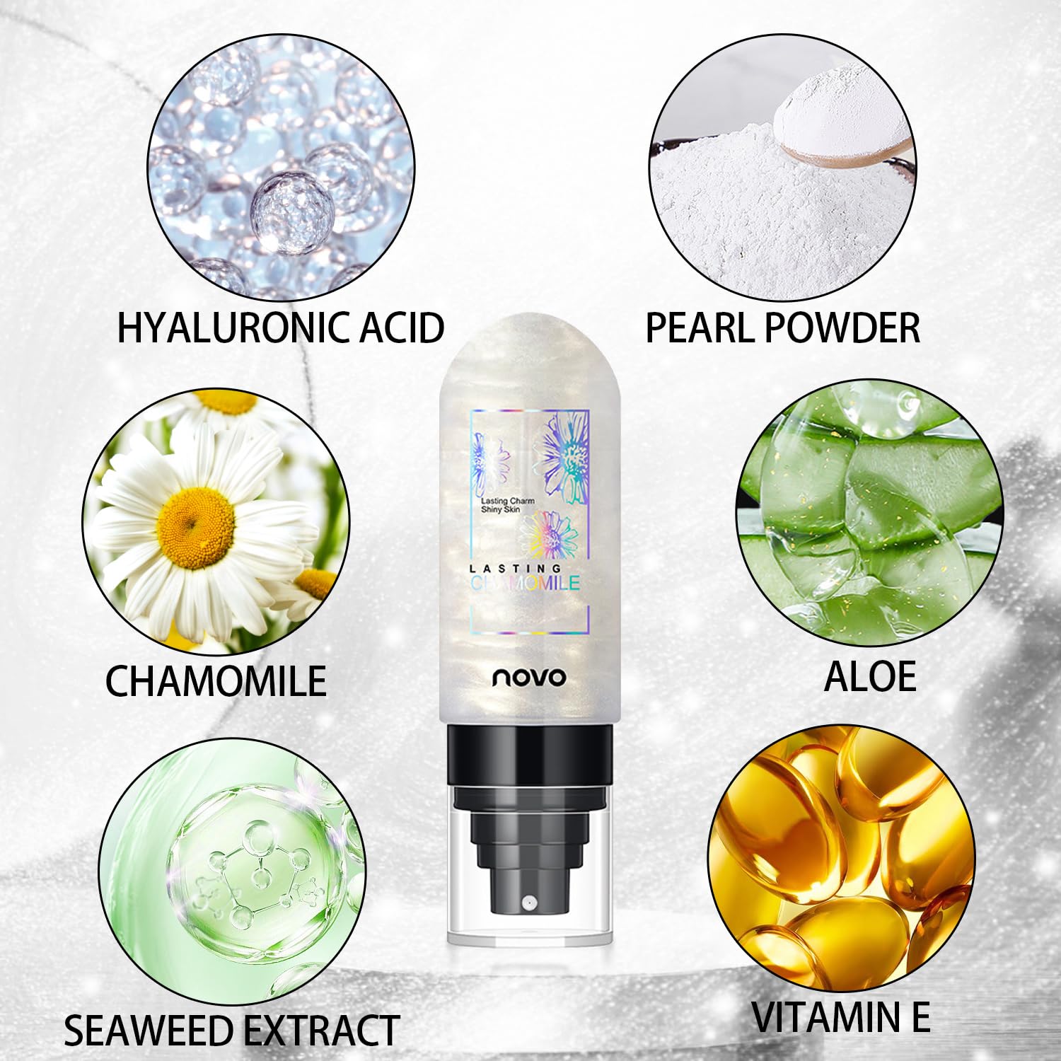 Dewy Makeup Setting Spary Kit Shimmer Glow Finish Hydrating Illuminating Finishing for face Lightweight Long Lasting Make Up Fixing Hydrate Skin with Sponge Puff Makeup Set (Dewy 3.15 Fl Oz)