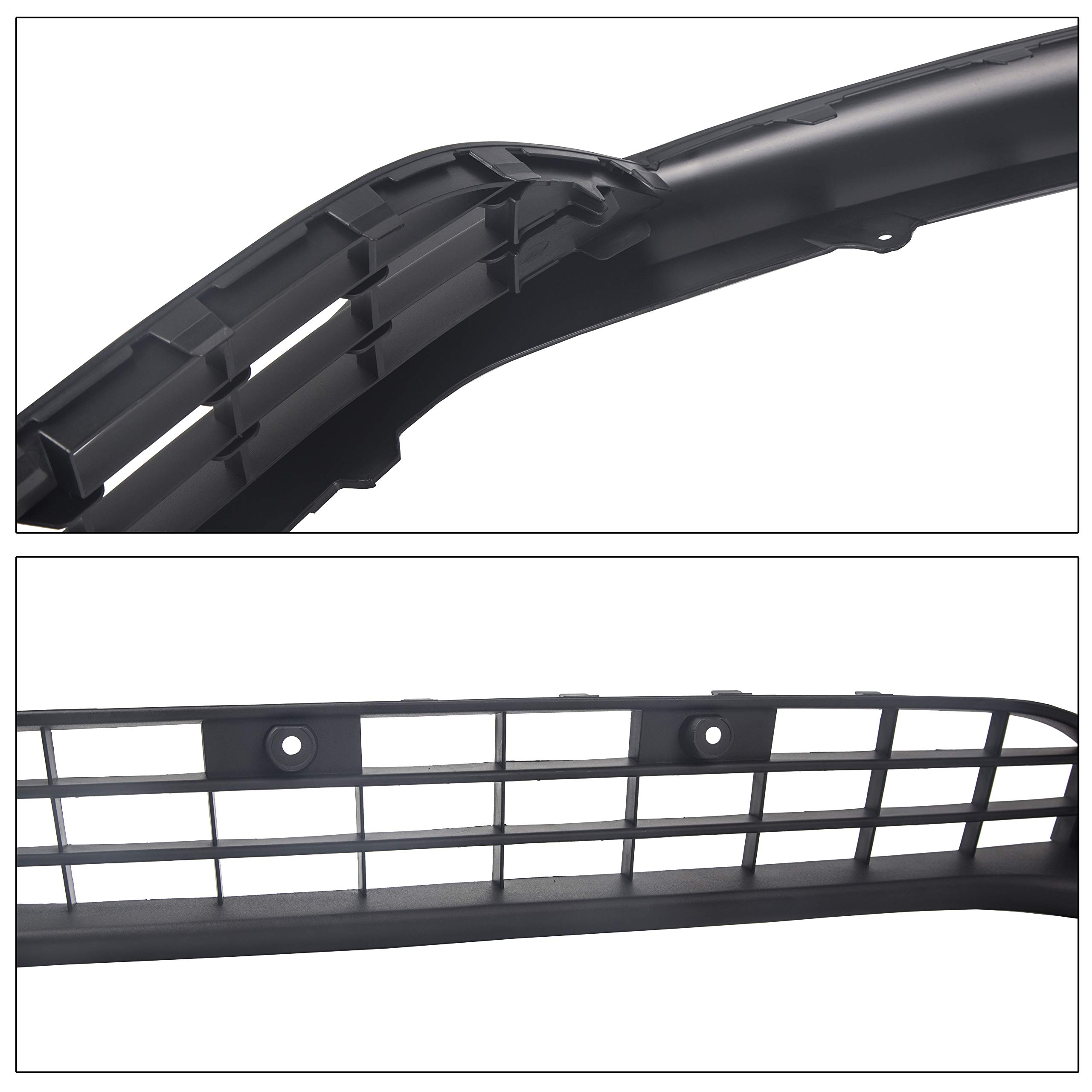ECOTRIC Front Bumper Valance Lower Grill Compatible with 2015-2018 Ford Focus F1EZ17626A Lower Lip Chin Grill Grille Spoiler Panel
