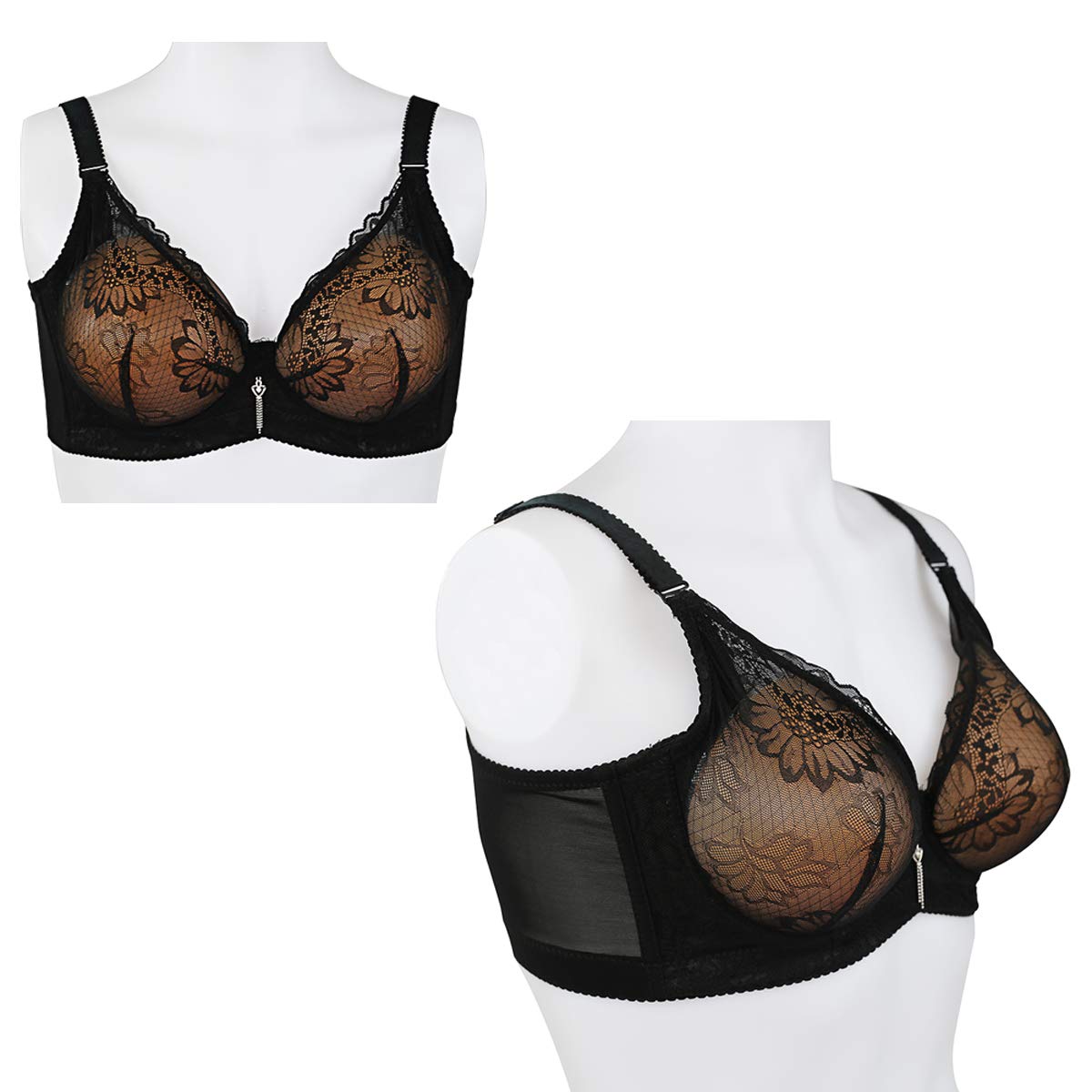 Ecoup A-DD Cup Triangle Silicone Breast Forms Concave Bra Enhancer Inserts Mastectomy Prosthesis 1 Piece (Nude, XXS - 150g(0.33 lb/Piece) - Cup 32B/34A