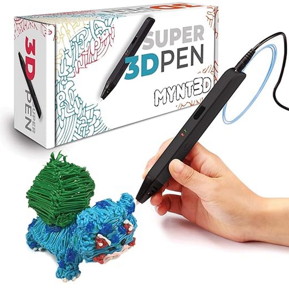 Play and Freeze, Ice Cream Ball- Ice Cream Maker, (77349) & MYNT3D Super 3D Pen, 1.75mm ABS and PLA Compatible 3D Printing Pen