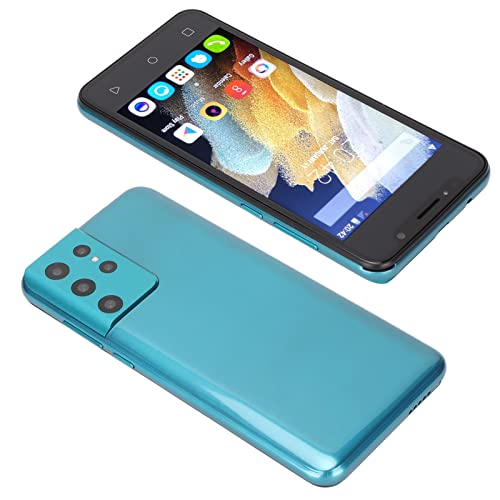 Yoidesu Unlocked Smartphones, S21 Ultra 6.1in 3G Dual SIM Unlocked Cell Phone, 1GB RAM + 8GB ROM, 5MP + 8MP Dual Camera, Face ID Android Phone with 2000mAh Battery(U.S. Plug)