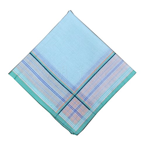 Forlisea Women Colorful Light Color Handkerchief Cotton Hanky