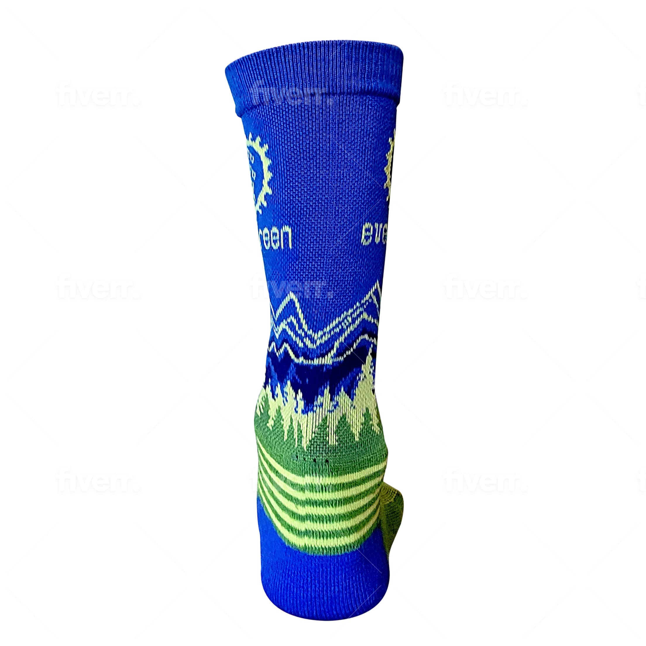 Evergreen Mountain Bike Alliance Wool Crew Sock M