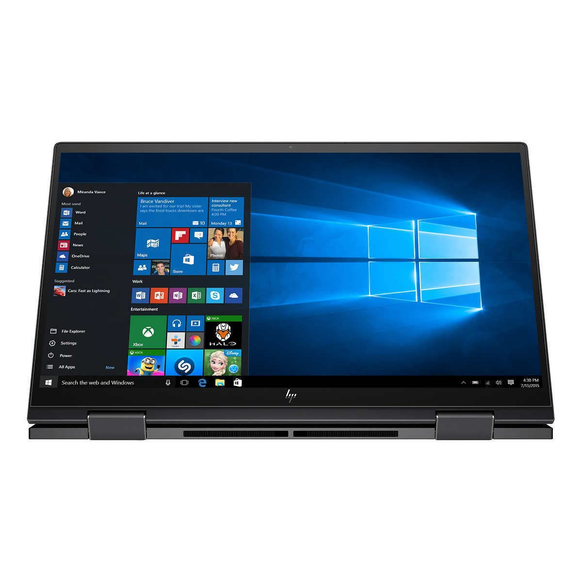 HP 2022 Envy 2-in-1 15.6 inch FHD IPS Touchscreen Laptop AMD 8-Core Ryzen 7 5700U Radeon Graphics 64GB DDR4 2TB NVMe SSD USB-C HDMI2.0 WiFi AX Webcam Fingerprint Backlit Windows 11 Home w/RE USB