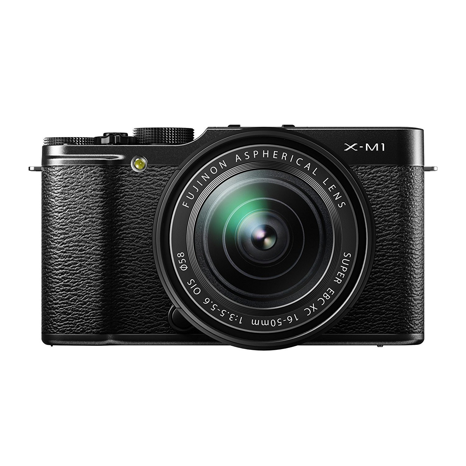 Fujifilm X-M1 Compact System 16MP Digital Camera Kit with 16-50mm Lens and 3-Inch LCD Screen (Black)