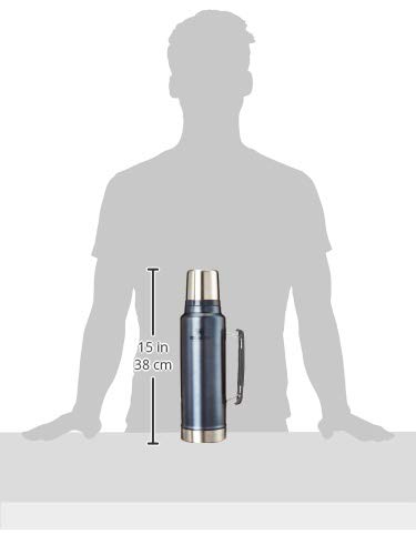 Stanley Classic Vacuum Insulated Wide Mouth Bottle, Nightfall - BPA-Free 18/8 Stainless Steel Thermos for Cold & Hot Beverages – Keeps Liquid Hot or Cold for Up to 24 Hours – Lifetime Warranty