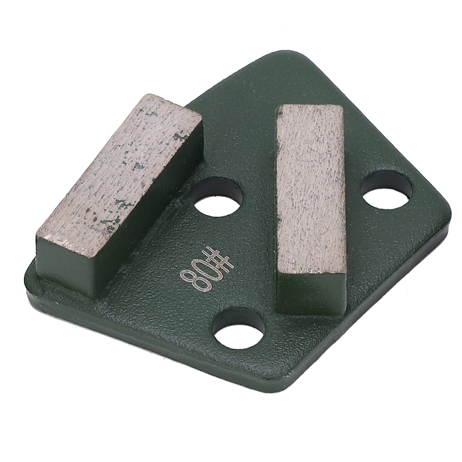 Diamond Floor Grinding Pad Disc, 3Pcs Diamond Grinding Shoes,Trapezoid Grinding Concrete Floor Cutting, Metal Polishing Pads Coating Disc Shoes 2 Long Teeth