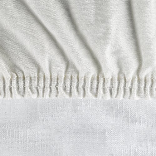 Everyday Organic Crib Sheets by NEST - GOTS Certified (Off-White, Ecru)