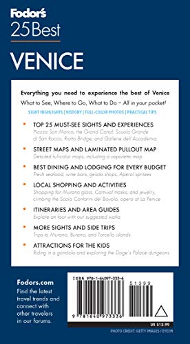 Fodor's Venice 25 Best (Full-color Travel Guide)