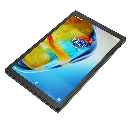 Haofy Tablet PC, Support Calls 100-240V 5MP Front 8MP Rear 10 Inch Tablet 5G WiFi Green 4GB 64GB for Reading (US Plug)