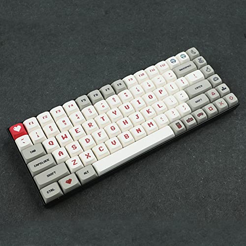 YMDK 146 Key Gameboy Dye Sub ZDA PBT Keycap Similar to XDA for MX Keyboard 104 87 61 Melody 96 KBD75 ID80 GK64 68(Only Keycap) (Gameboy)
