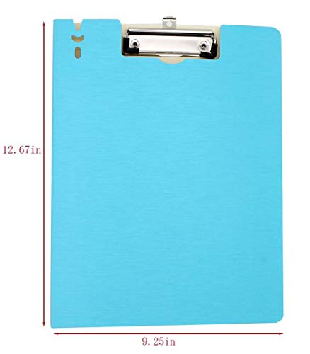 Siarth Clipboard with File Cover Writing Pad for School Office Stationery Holder Exam Pad A4 Letter Size Folder File Document Organizer Storage Pad