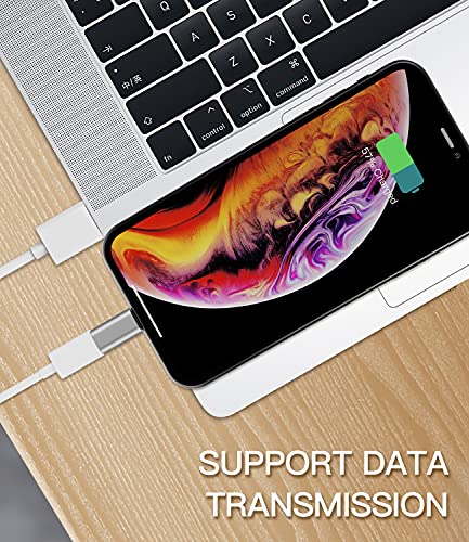Micro USB to Lightning Adapter(3 Pack)Fast Charging Data Transmission Converter Micro USB Female Cable to Lightning Male Connector Compatible for Apple Iphone 13 12 11 Pro Max Mini Xr Xs X 8 7 6 Ipad