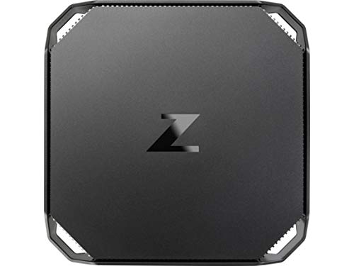 HP Z2 Mini G4 Workstation Bundle with Intel Xeon E-2144G, 16GB DDR4, 256GB NVMe SSD, 2 x HP Z27n Monitors, Quadro P600 Graphics, Wireless Keyboard and Gel Pad, Windows 10 Pro