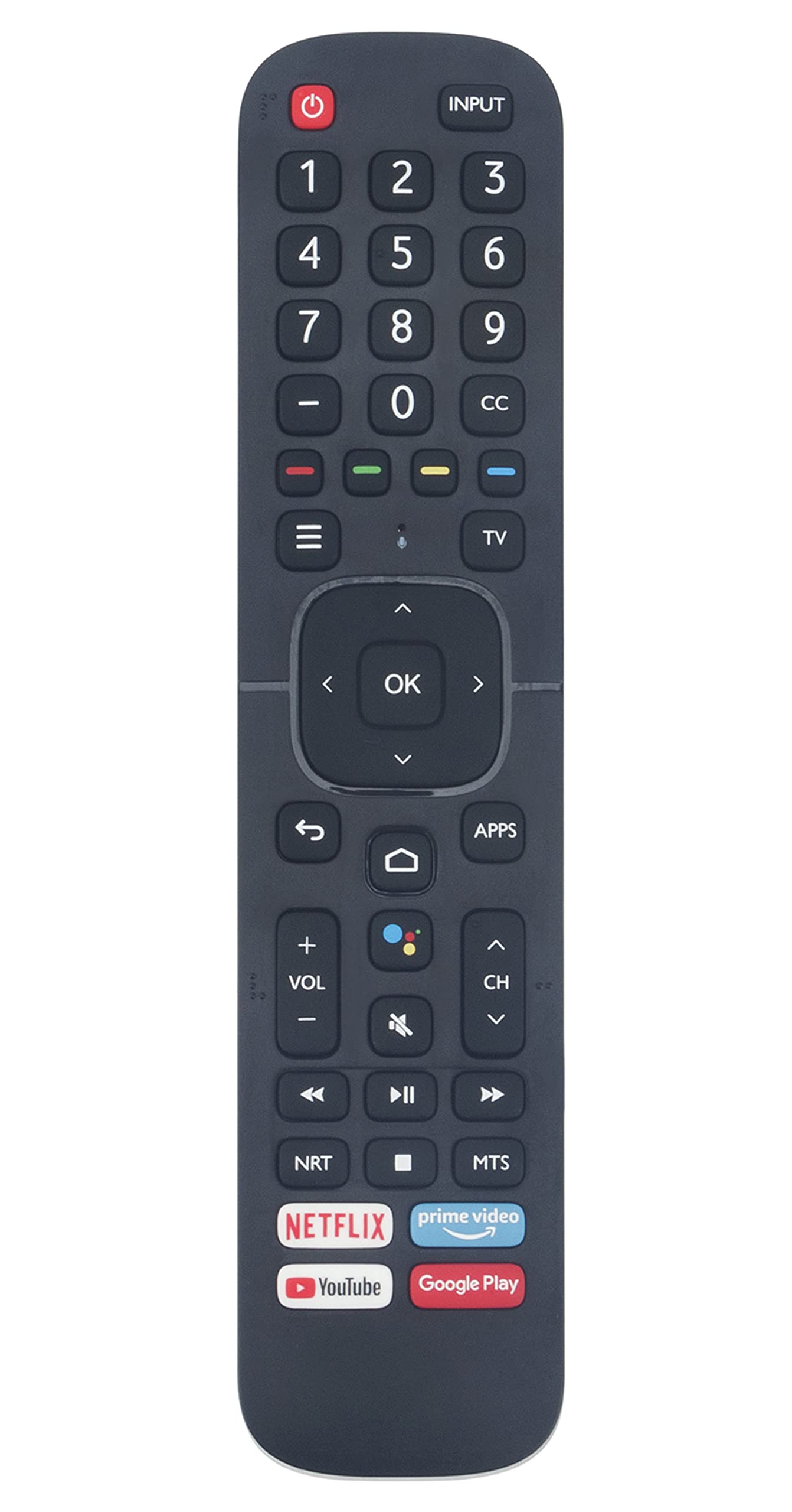 ERF2K60H Replace Voice Remote Control Compatible with Hisense 4K Smart TV 40H56G 50Q7G 55Q7G 65Q7G 75Q7G 50Q8G 55Q8G 65Q8G 75Q8G 50H8G 55H8G 65H8G 75H8G 55H9G 65H9G 55Q9G 65Q9G 32H5500F 32H5520F
