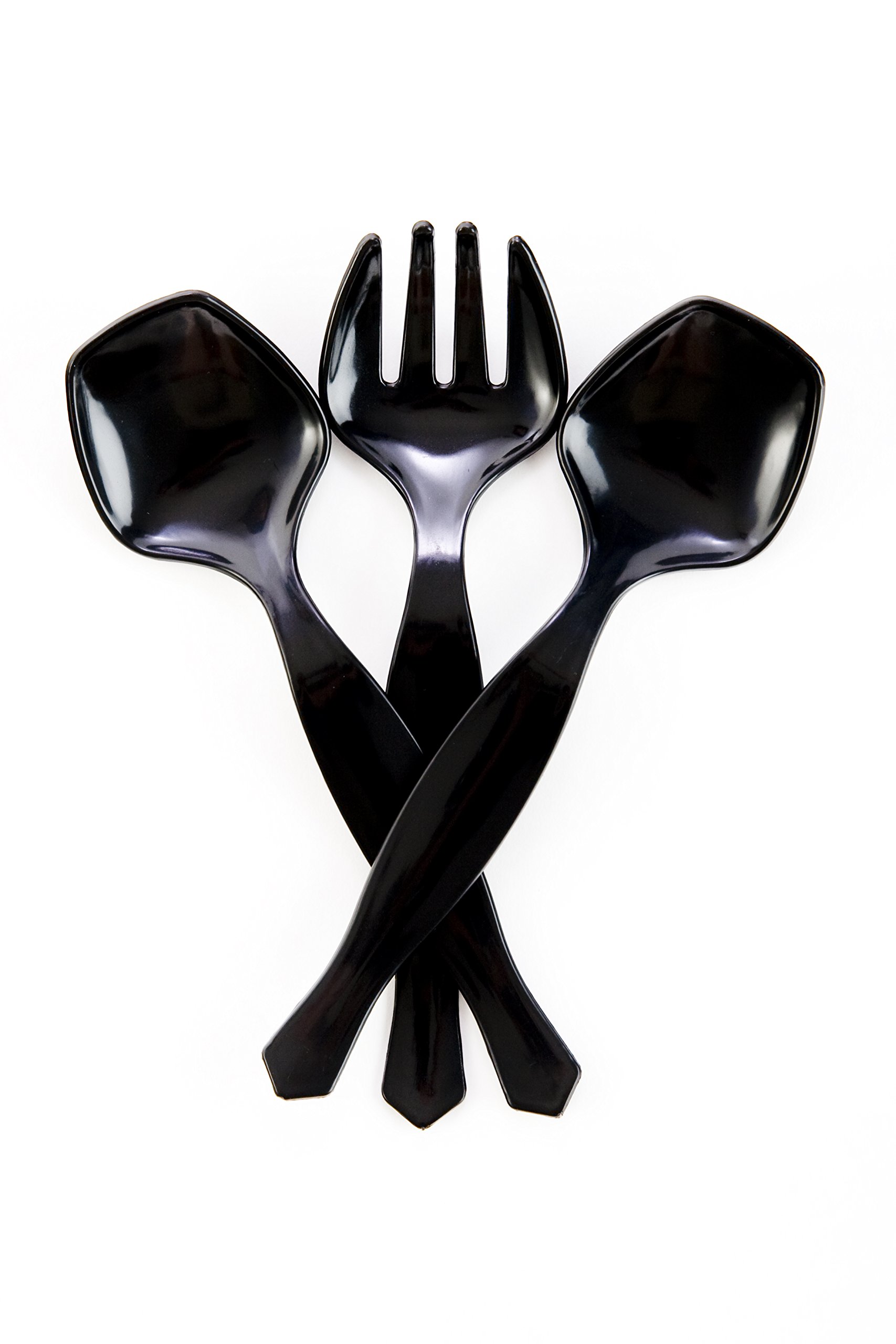 Transitions2earth Biodegradable EcoPure Economy Serving Utensils Combo Pack - 18 Count - Earth-Friendly, BPA-Free, Heavy Duty, Heat Resistant, Recyclable Utensils