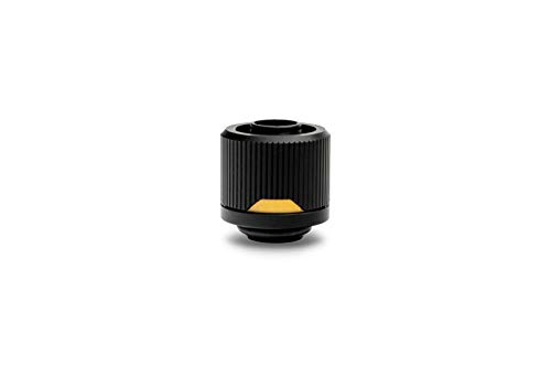EKWB EK-Quantum Torque STC-10/16 Compression Fitting for Soft Tubing, 10/16mm (3/8" ID, 5/8" OD), Black