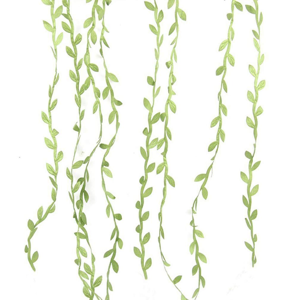 Familyhouse 252 ft Artificial Vines, Artificial Eucalyptus Leaf DIY Garland Wreaths Decorative Home Wall Garden Wedding Party