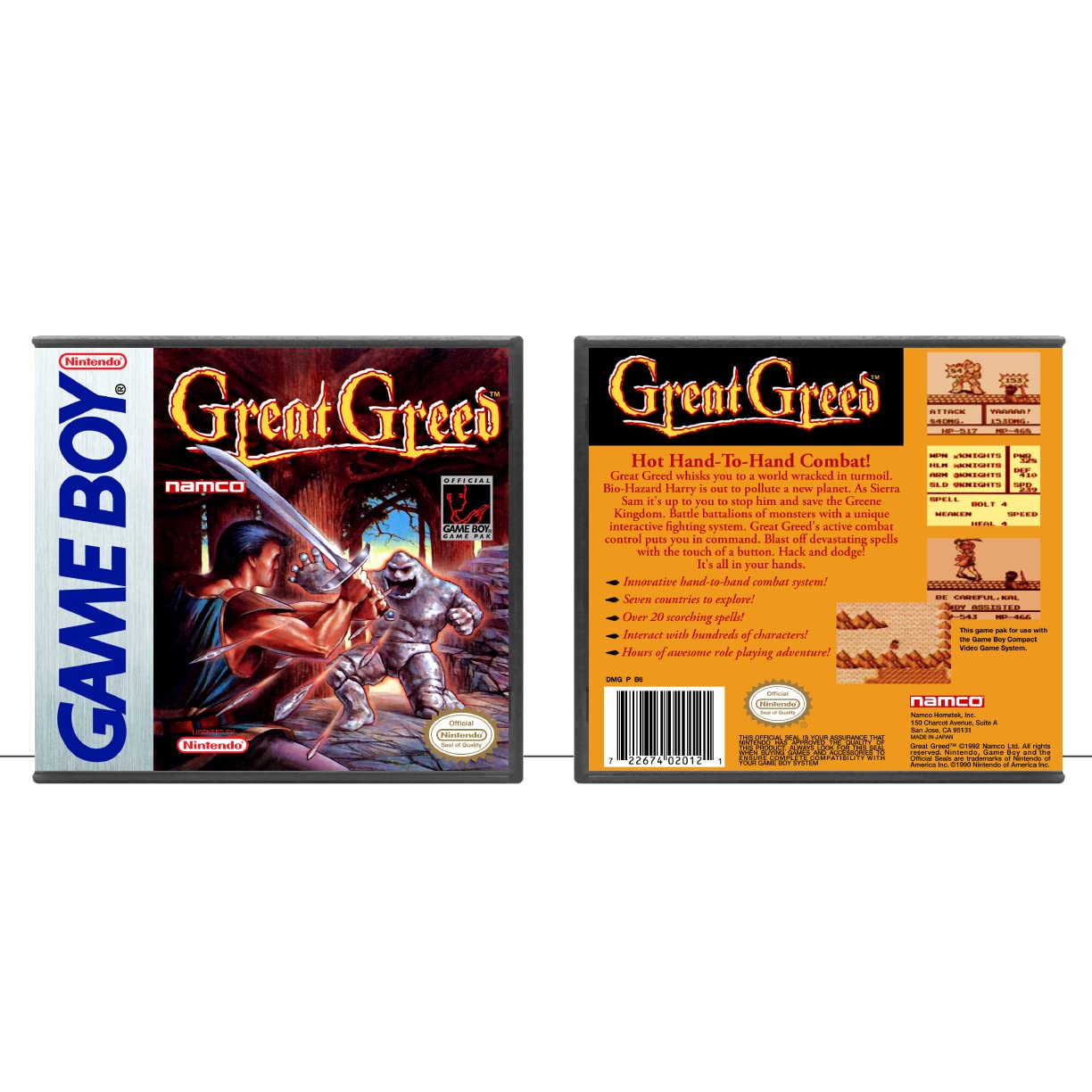 Great Greed | (GB) Game Boy - Game Case Only - No Game