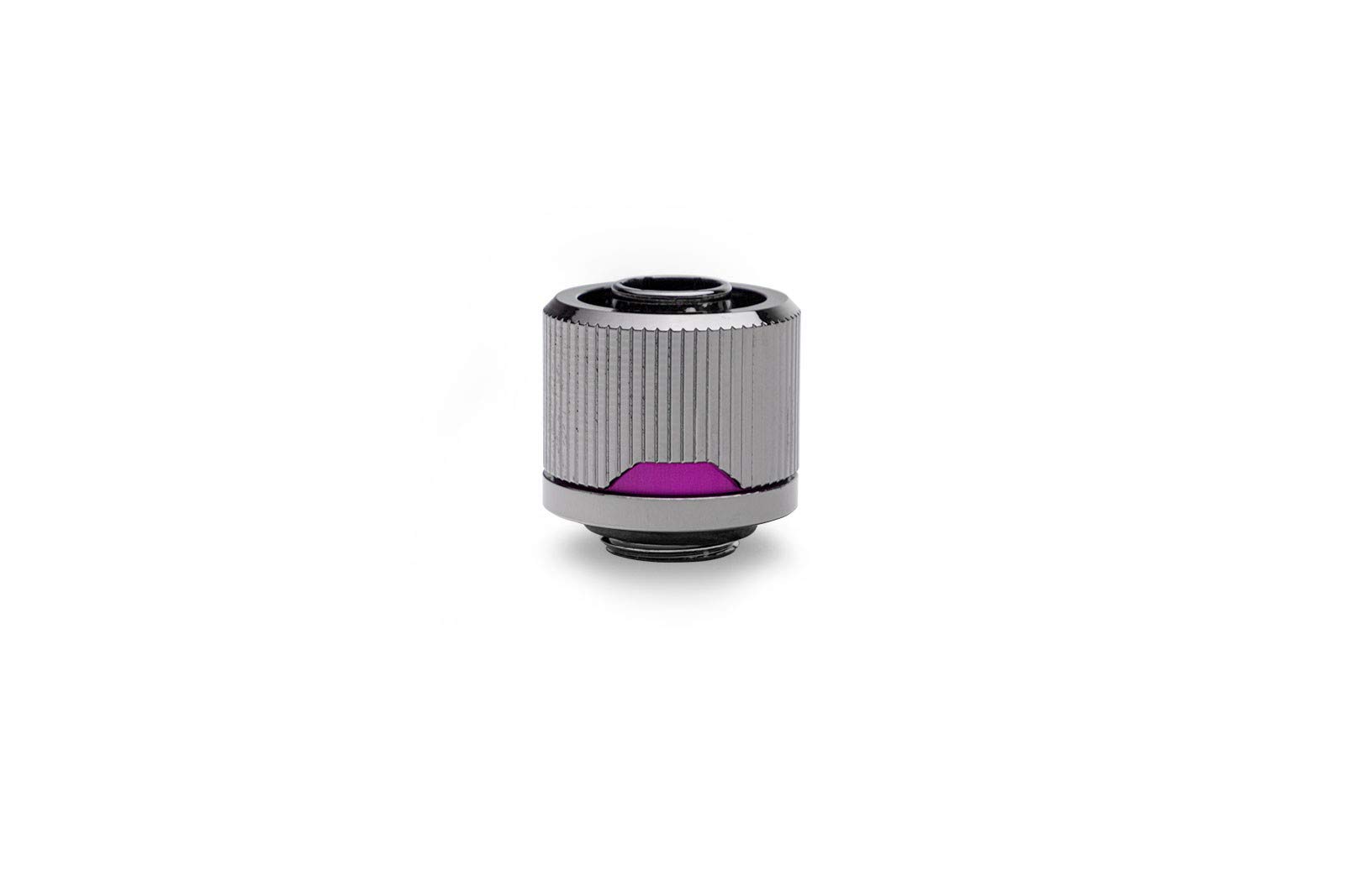 EKWB EK-Quantum Torque STC-10/16 Compression Fitting for Soft Tubing, 10/16mm (3/8" ID, 5/8" OD), Black Nickel, 4-pack