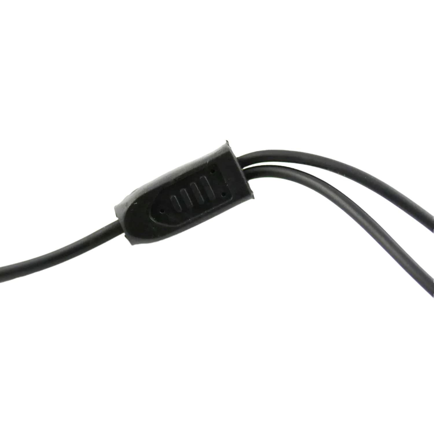 UpperFu 2pcs 1 to 2 Way DC Power Splitter Cable 3.5mm x 1.35mm 1 Female to 2 Male Adapter Cord for CCTV Cameras LED Light Strip and More
