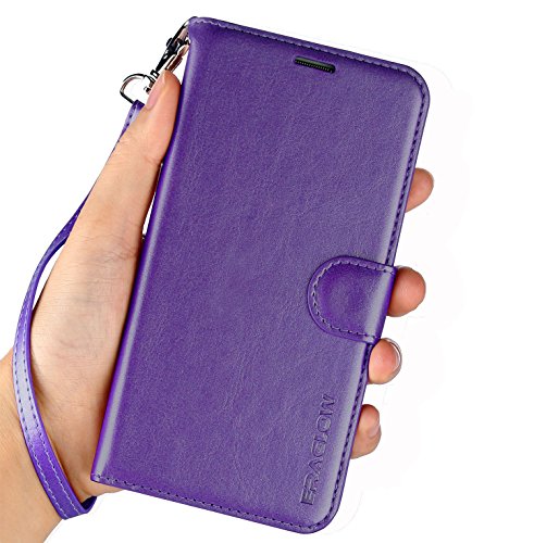 ERAGLOW for Galaxy A11 Case, PU Leather Wallet Case Flip Protective Phone Cover [Stand Feature] with Wrist Strap and [Card-Slots] ID&Credit Cards Pocket for Samsung Galaxy A11 2020(Rose Gold)