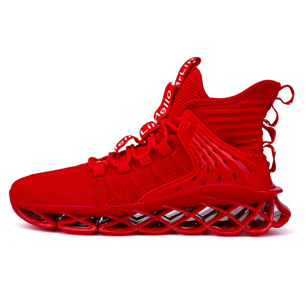 Hello MrLin Men's Running Shoes Non Slip Athletic Tennis Walking Blade Type Sneakers Hip Hop