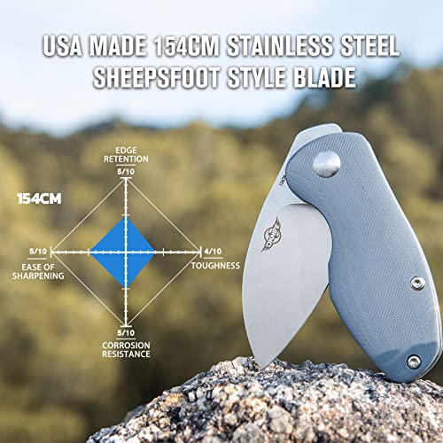 OKNIFE Parrot EDC Folding Pocket Knife Mini Drever Folding Pocket Knife Bundle
