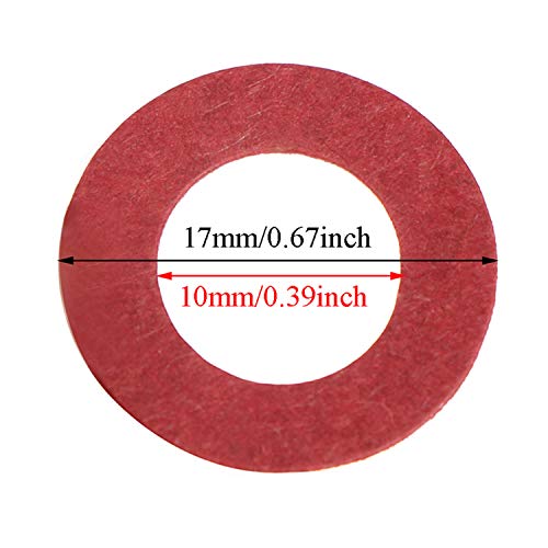 Maxmoral 200pcs 18650 Lithium Battery Insulator Rings Hollow Paper Pad Electrical Insulation Ring Adhesive Cardboard Sticker(Red+Green)