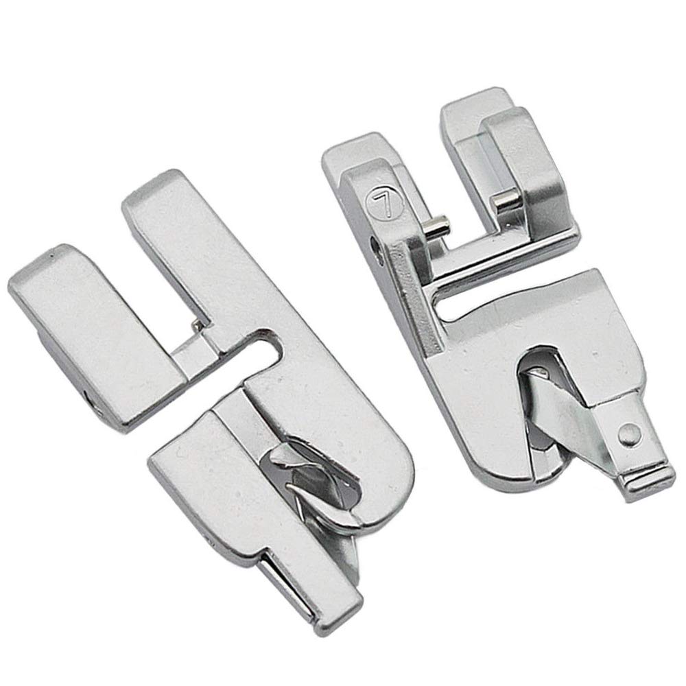 DREAMSTITCH 820249096 3mm Rolled Hem Presser Foot with IDT for Pfaff Sewing Machine ALT : 98-694818-00, 3820284-096,820284096,820249096