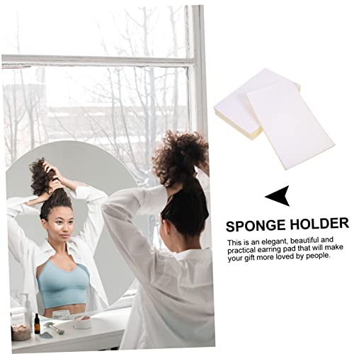 Didiseaon 8 Pcs Box Jewelry Box Pad Ring Tray Vanity Drawers White Display Shelf Jewelry Display for Selling Earring Organizer Sponge Tray Ring and Earring Organizer Sponge Mat Sponge Holder