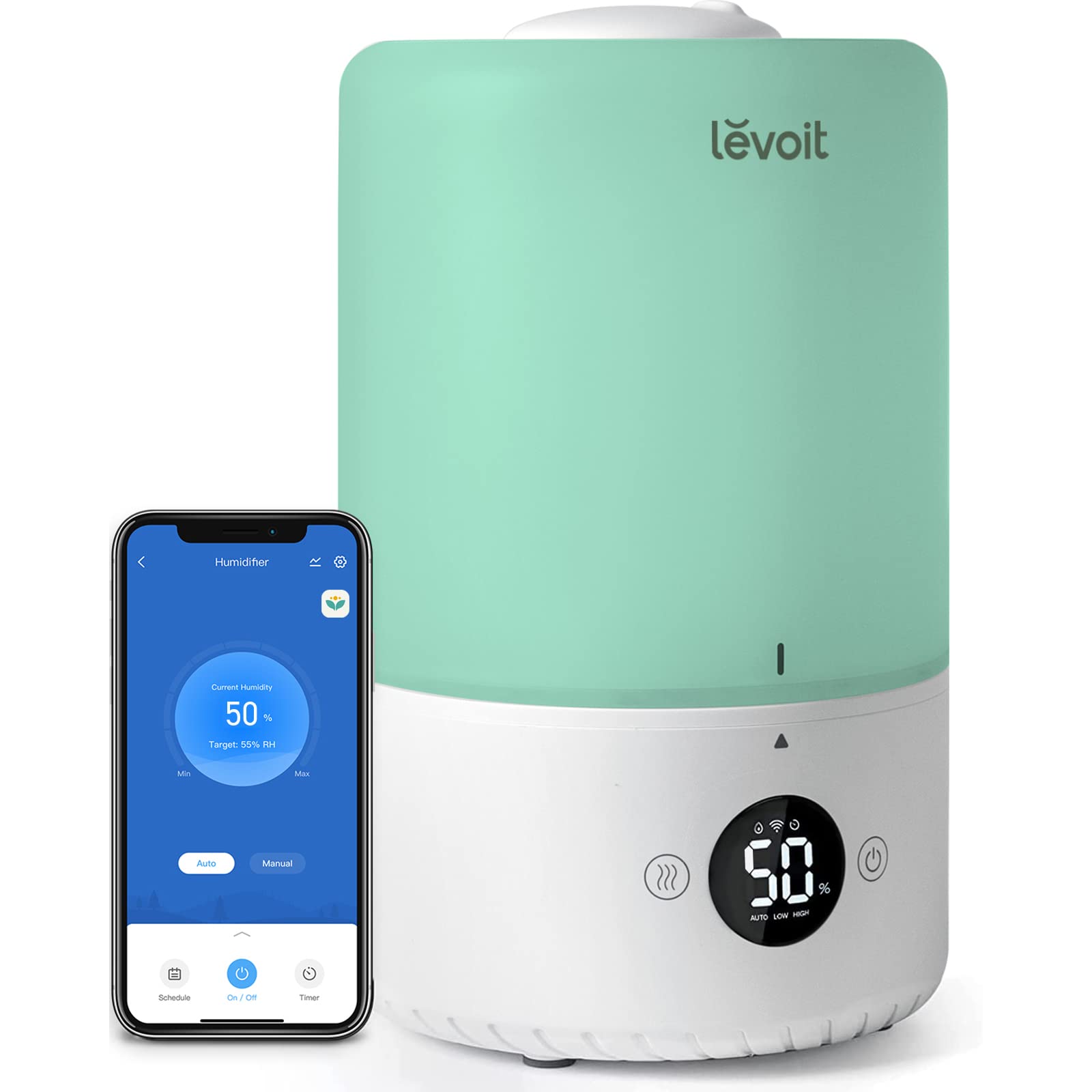 LEVOIT Air Purifiers for Bedroom Home & Smart Cool Mist Top Fill Humidifiers for Bedroom with Sensor