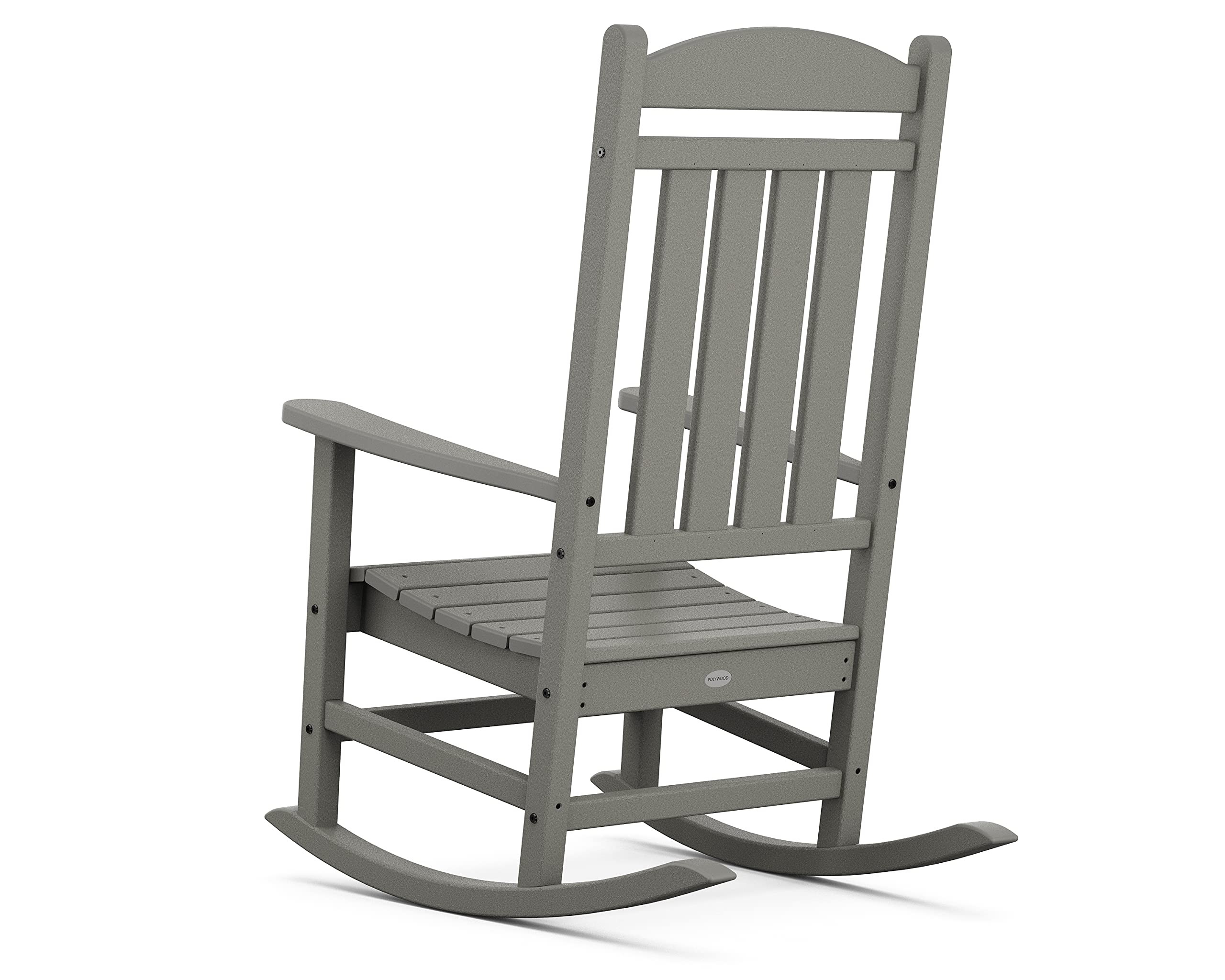POLYWOOD R100GY Presidential Outdoor Rocking Chair, Slate Grey