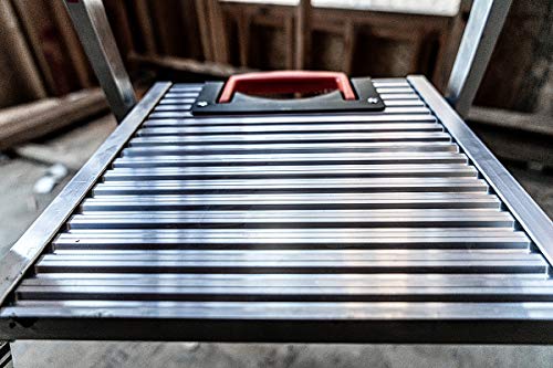 Little Giant Ladder Systems Flip N Lite 6 Foot 300 Pound Capacity Aluminum Lightweight Slim Stepladder Ladder