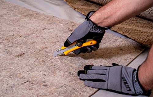 OLFA 18mm Heavy-Duty Utility Knife (BN-L/CP3) - Multi-Purpose Custom Cutting Depth Precision Knife w/Ergonomic Grip Handle & Snap-Off Blade, 3 Pack