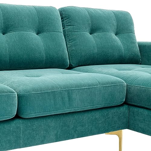 YUNLife&Home Convertible Modular Sectional Sofa,Modern Upholstered L-Shaped Accent Corner Sofá Couch Bed for Living Room Apartment Office Furniture Set