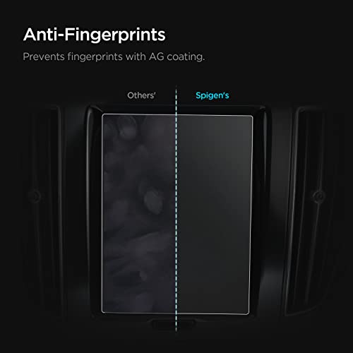 Spigen Tempered Glass Screen Protector [GlasTR Slim] designed for Volvo XC40 (2021-2023), XC60 (2021-2023), XC90 (2021-2023), S60 (2018-2023), S90 (2017-2023), V60 (2019-2023) 8.7" Dashboard Touchscreen - Matte/Anti Fingerprint