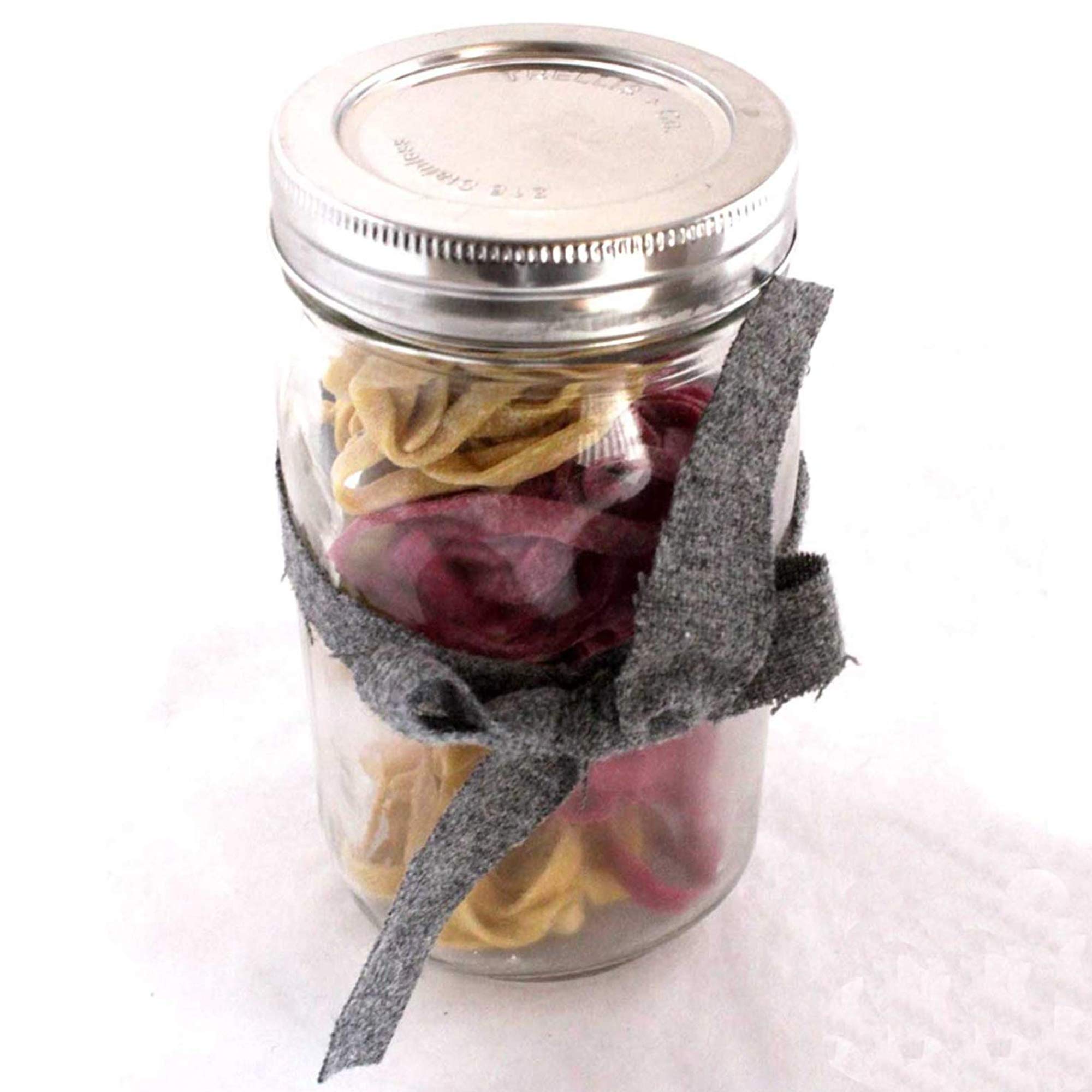 Trellis + Co. 316 Stainless Steel Wide Mouth Mason Jar Lids - 12 Pack - for Storage, Dry Goods, Pickling, Gifts - Durable & Rustproof - Mason Jar Tops
