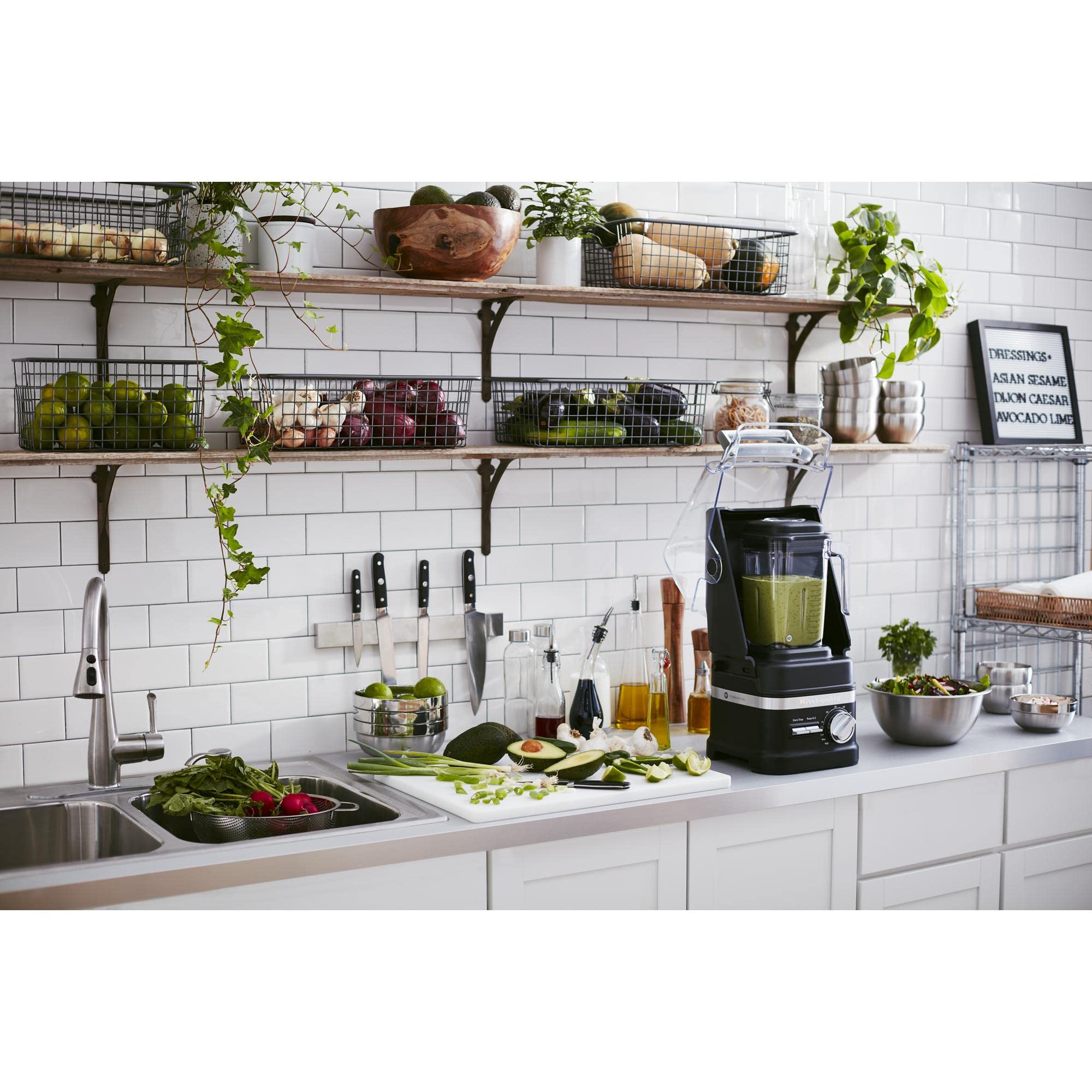 KitchenAid KSBC1B2BM NSF Enclosure Commercial Blender, 60 oz, Matte Black