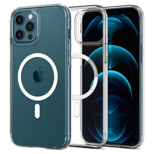 Spigen Ultra Hybrid Mag (MagFit) Compatible with MagSafe Designed for iPhone 12 / iPhone 12 Pro Case (2020) - White