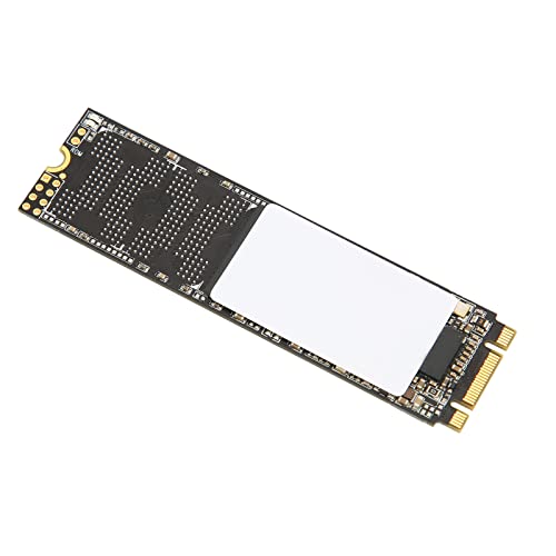 Jopwkuin Laptop M.2 NGFF SSD, PCB Material SSD for Laptop Plug and Play Quiet Operation for Home for Office