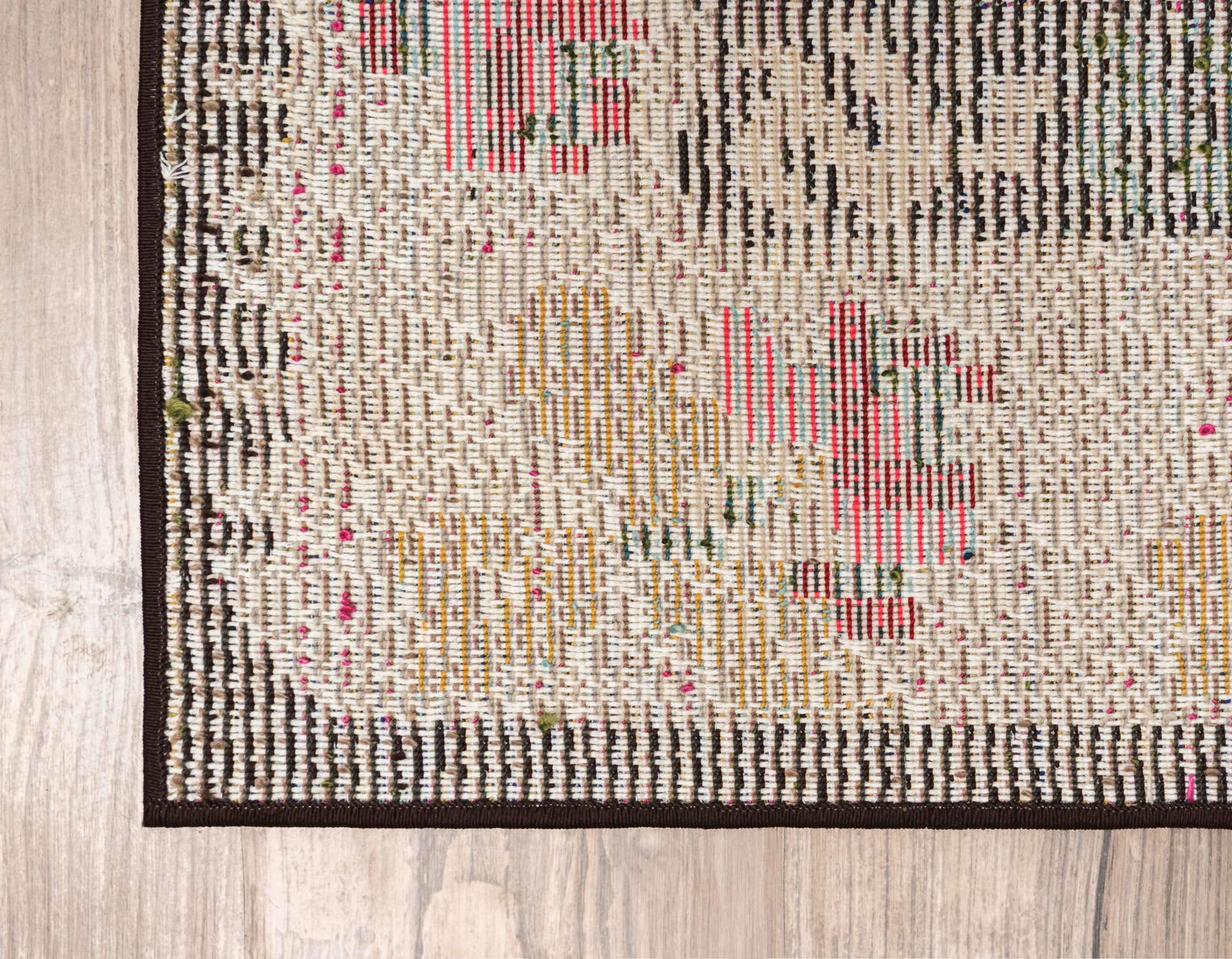 Unique Loom Sedona Collection Southwestern, Geometric, Border, Over-Dyed, Modern, Tribal, Abstract Area Rug, 9 ft x 12 ft, Multi/Beige