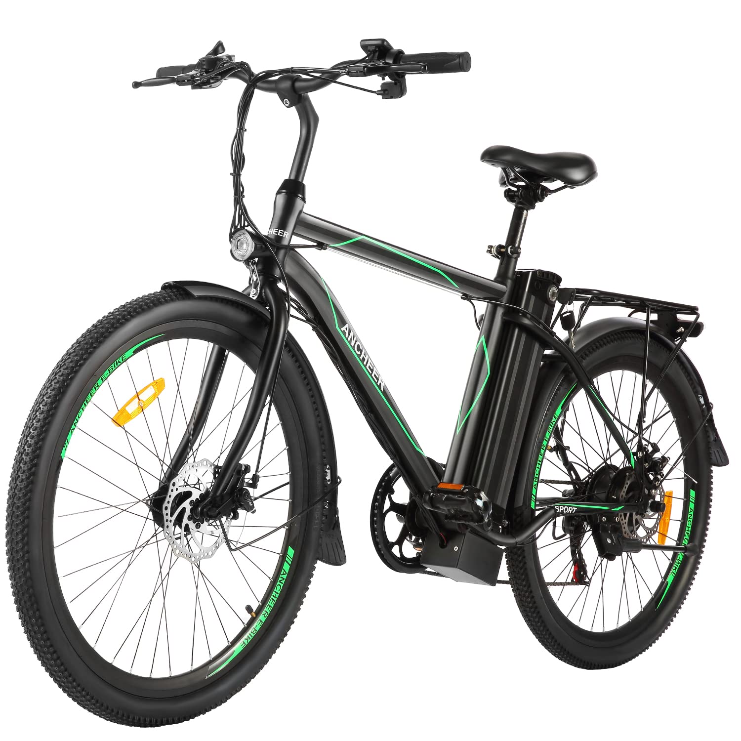 Electric Bike 26" City E-Bike with 10Ah Removable Battery, 250W High Entry Commuting Electric Bicycle